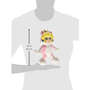 Little Buddy Super Mario Neko Cat Peach Plush, 10"