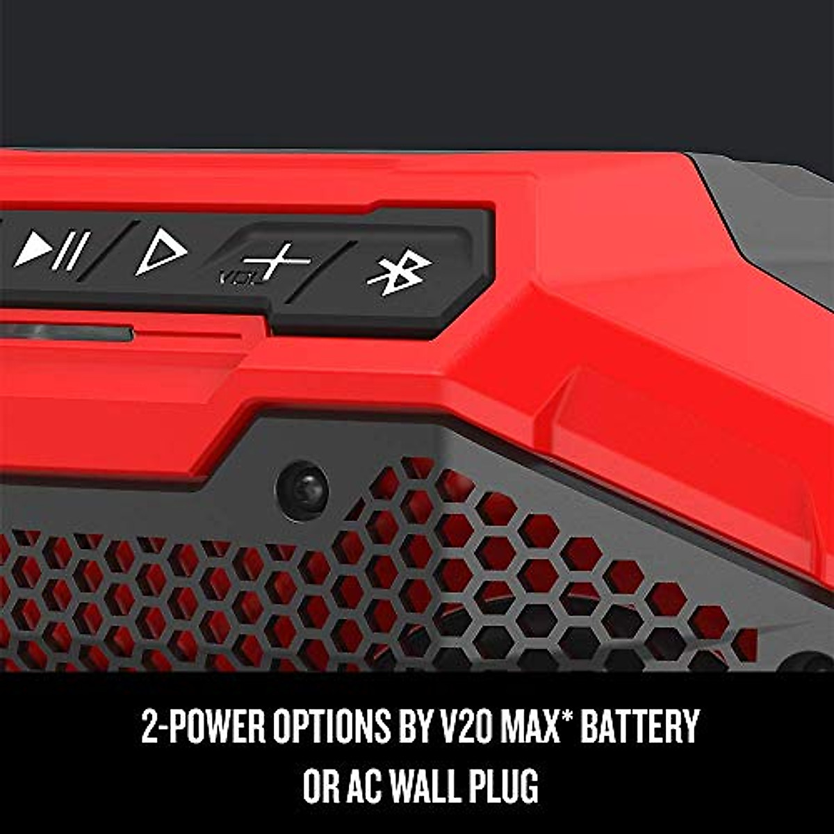 CRAFTSMAN V20 Bluetooth Speaker, Tool Only (CMCR001B) , Red