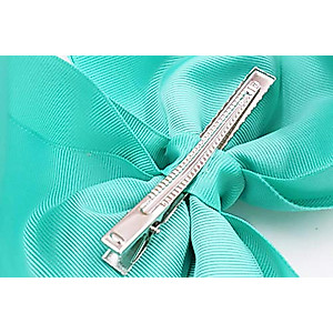 DeD 20 Pcs 8" Hair Bows Clips Boutique Grosgrain Ribbon Big Large Bows Alligator Hair Accessories For Baby Girls Teens Kids