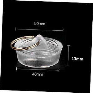 10 Pcs Washbasin Stopper Washbasin Plug Rubber Sink Plug Bathtub Stoppers Sink Stopper with Ring Drain Stopper Basin Plug with Ring Kitchen Sink Stopper Rubber Tub Plug Bath Plugs