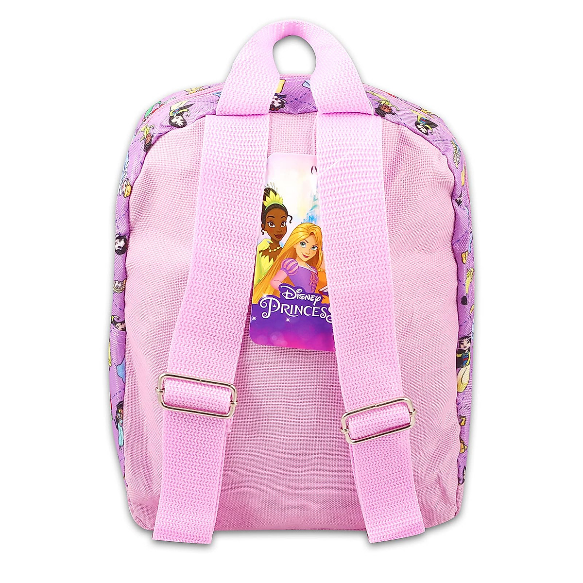 Fast Forward New York Disney Princess Mini Backpack for Women -- Canvas Disney Princess Backpack Purse Shoulder Bag for Adults, Teens Disney Princess Princess Mini Backpack