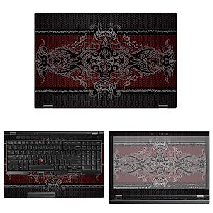 Decalrus - Protective Decal Tribal Skin Sticker for Lenovo ThinkPad P53 (15.6" Screen) case Cover wrap LEthnkpd15_P53-98