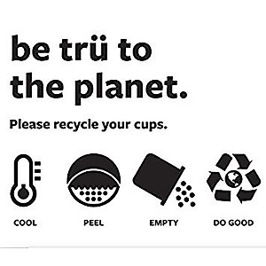 trücup Low Acid Coffee- Heart of Bold Medium Dark Roast- Biodegradable 48 Count Coffee Pods- Smooth Vienna Coffee- Can Be Gentle on the Stomach