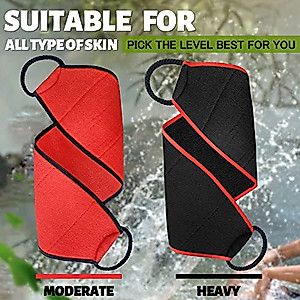 Evridwear Exfoliating Body Scrubber with Handles Back Washer Back Scrubber for Shower Bath Dry Skin Whole Body Deep Clean Men Women(Heavy)