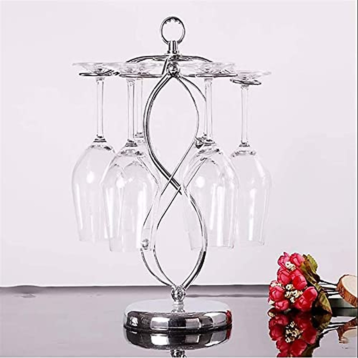Wine Glass Shelf, Upside-down Home Goblet Iron Art Shelf, Wine Glass Hanging Storage Rack