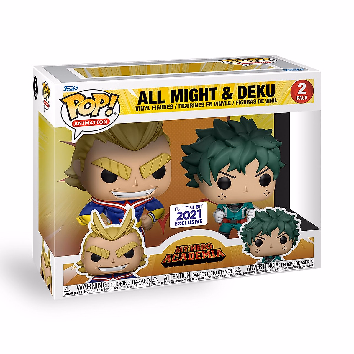 POP! Animation All Might & Deku 2 Pack My Hero Academia Exclusive