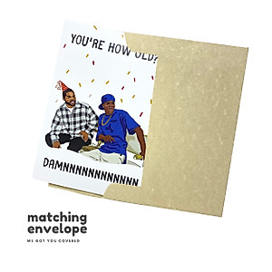 Sleazy Greetings Damn Meme Funny Birthday Card For Him Or Her | Damn You're How Old Birthday Card