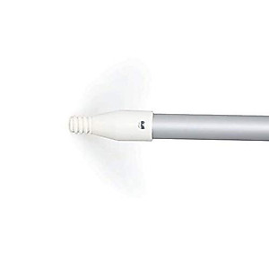 Rubbermaid Commercial FG635500GRAY Aluminum Handle with Threaded Plastic Tip, 57-Inch