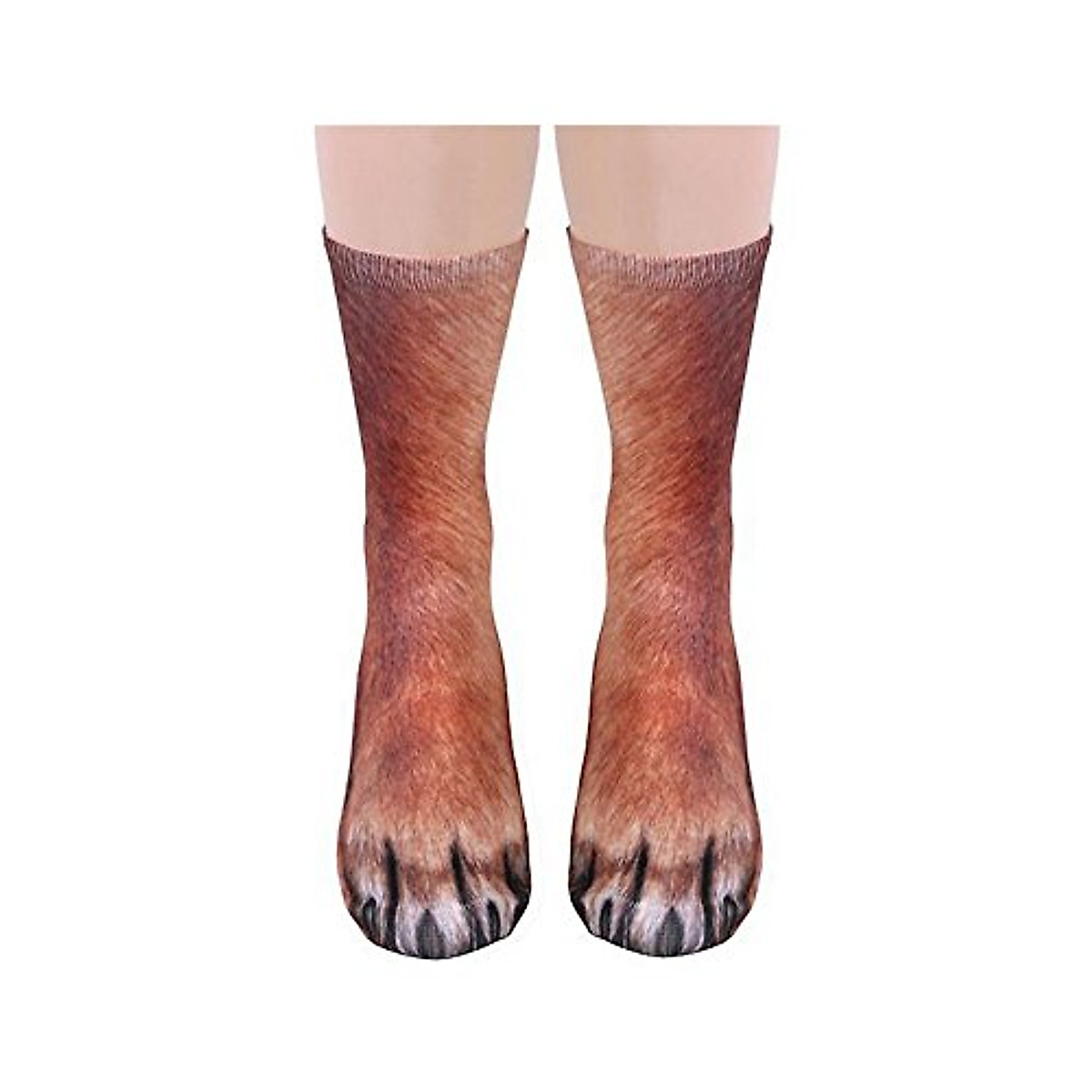 NDLBS Funny Gifts Socks Crazy Novelty 3D Animal Dog Paw Socks Gag Christmas Gifts Stocking Stuffers for Women Men and Teens Xmas Gifts