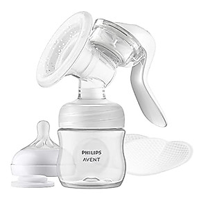 Philips AVENT Manual Breast Pump, SCF430/30, Clear