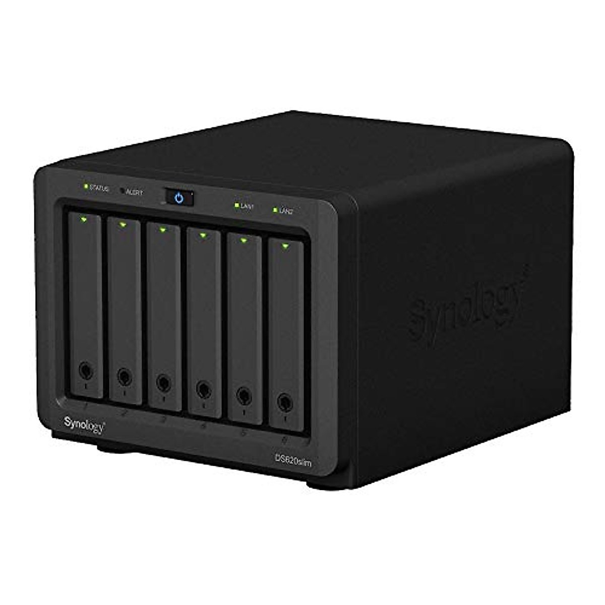 Synology DiskStation DS620slim iSCSI NAS Server with Intel Celeron Up to 2.5GHz CPU, 6GB Memory, 4TB (2 x 2TB) SSD Storage, DSM Operating System