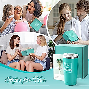 Birthday Gifts for Sister Mom Wife - Spa Box Basket Unique Gifts Ideas for Her, Girl Female Presents for Best Friend Girlfriend Teacher Nurse, Tumbler Christmas Fabulous Relaxation Gift Set for Women
