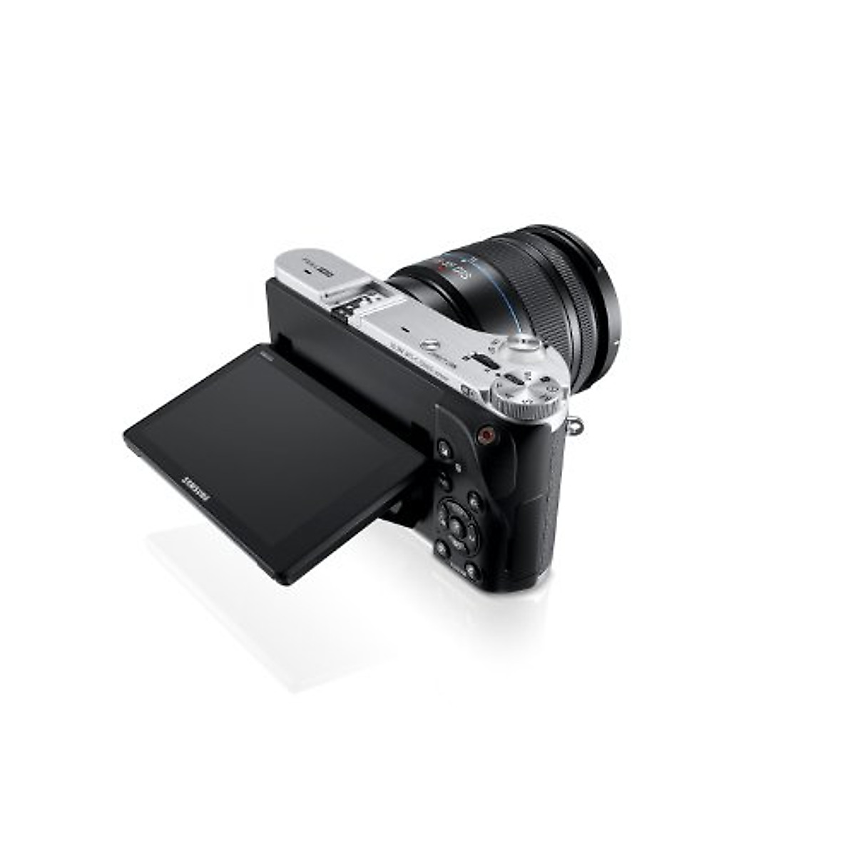 Samsung NX EV-NX300ZBSTUS Wireless SMART Digital Camera 20.3MP Compact System Camera with 3.3-Inch AMOLED- with 18-55mm OIS Lens (Black)