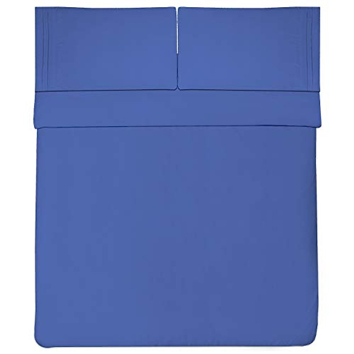 Queen Size Bed Sheets - Breathable Luxury Sheets with Full Elastic & Secure Corner Straps Built In - 1800 Supreme Collection Extra Soft Deep Pocket Bedding Set, Sheet Set, Queen, Royal Blue