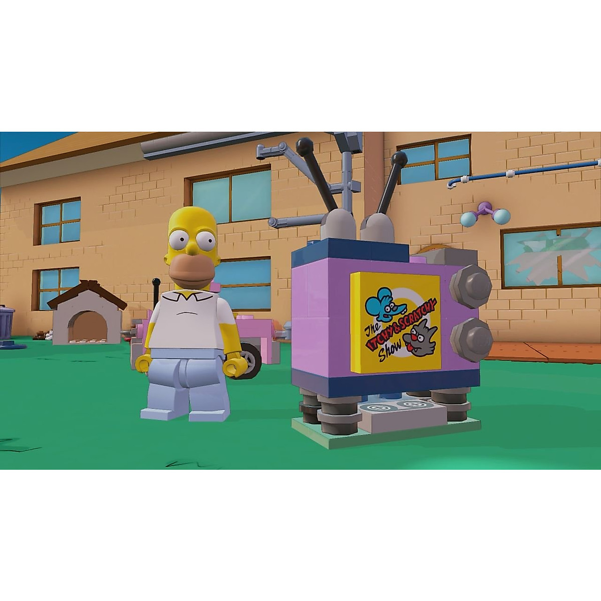Lego Dimensions Starter Pack with The Simpsons Homer Level Pack Bart Simpson and Krusty Fun Packs PS4