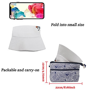 ZLYC Unisex Fashion Embroidered Bucket Hat Summer Fisherman Cap for Men Women Teens (Dinosaur Skeleton White)