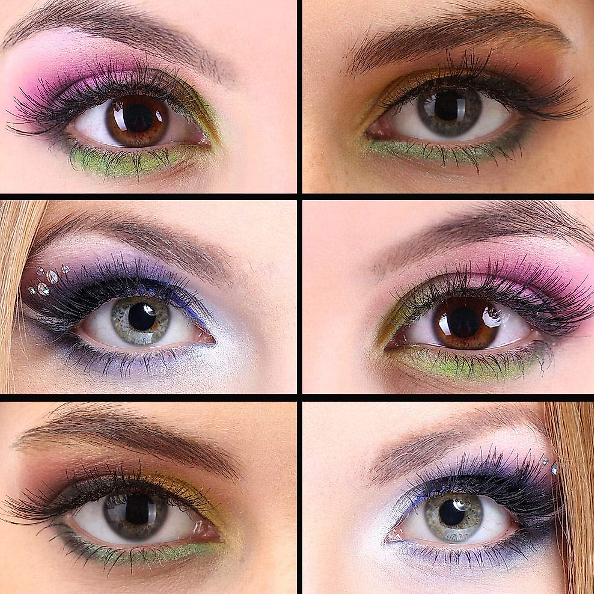 ForPro Professional Collection Bebeautiful Professional Makeup Eyeshadow with Applicators, 88-Color Palette, Warm