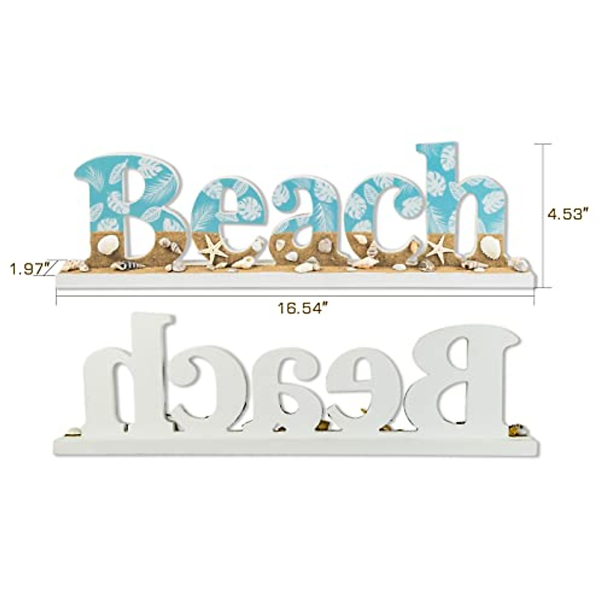 SAILINGSTORY Beach Decor, Beach Sign Beach Bathroom Decor Nautical Decor Ocean Coastal Decor