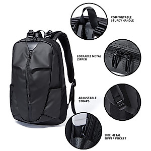 15 Inch Mens Backpacks, Laptop Backpack for Men, Oxford Spinning Waterproof Material, Built in Computer Mezzanine, and Inner Mesh Pocket