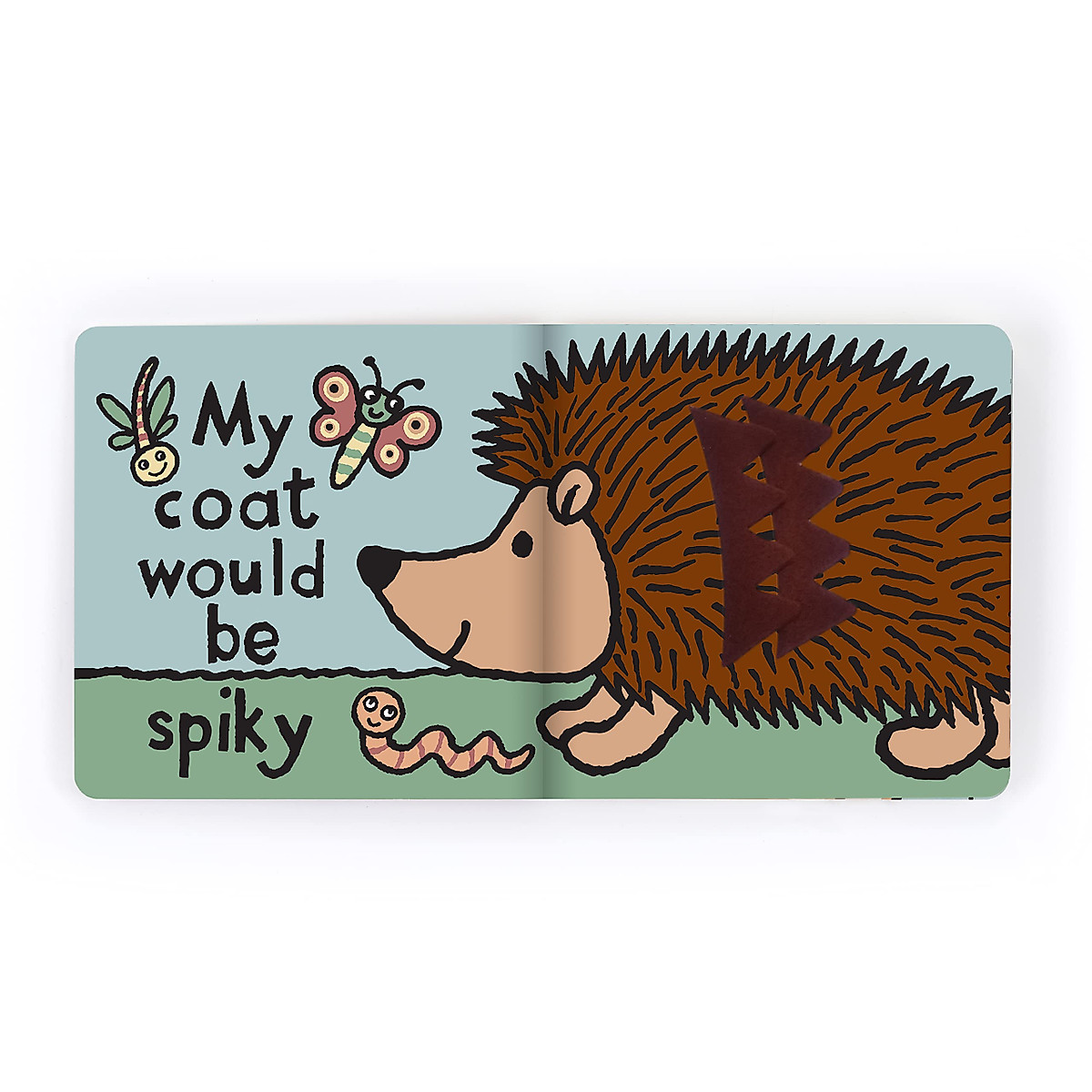 Jellycat If I were a Hedgehog: A Touch and Feel Board Book Children's Book | Baby Gift