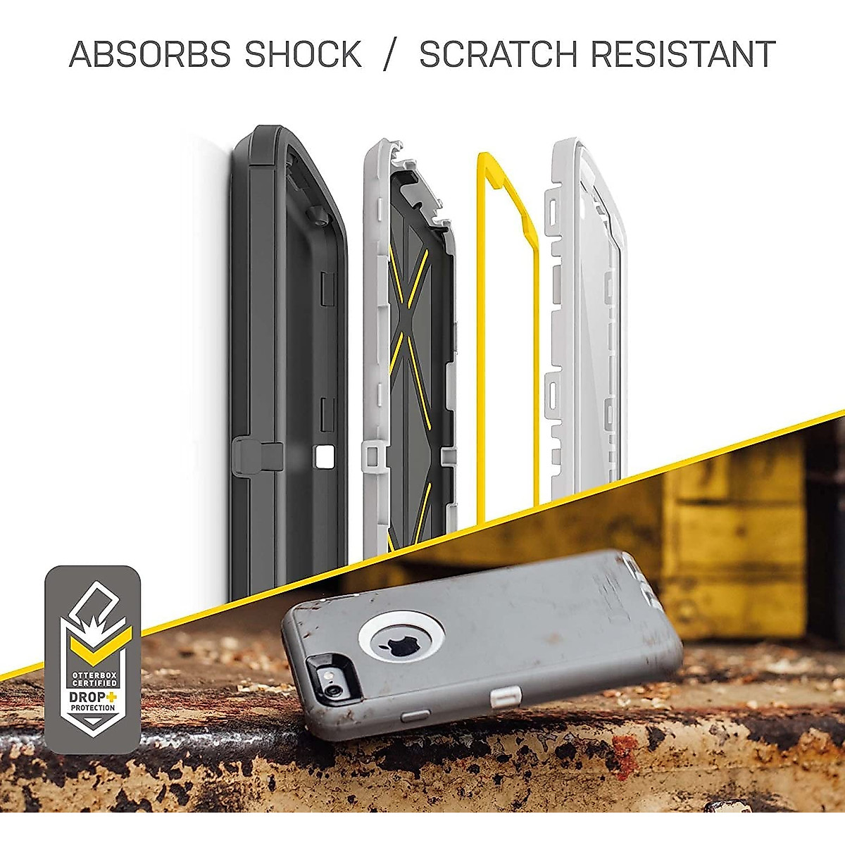 OtterBox Defender Series Case for iPhone 8 PLUS & iPhone 7 PLUS (ONLY) Case Only - Non-Retail Packaging - Night Purple/Pale Beige