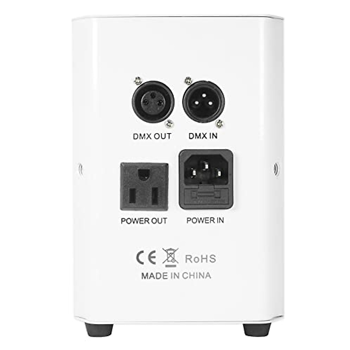 6 Rockville RockWedge LED RGBWA+UV Rechargeable Wireless DMX White Par Up-Lights