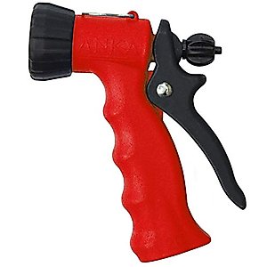 Watts ANKA Series 3/4" TUFF TRIGGER Adjustable High-Pressure Full-Flow Hot Water Hose Spray Nozzle Gun, Rubber O-Ring, High Grade Glass Fiber Reinforced Nylon, Industrial, Agricultural, Home