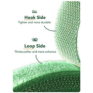 LE TAUCI Plant Ties, Garden Tape for Plant, Reusable Adjustable Thicker Support for Growing, Strong Grip, Tomato Vines Indoor Outdoor, 50 ft x 0.47 Inch, 1 roll, Green