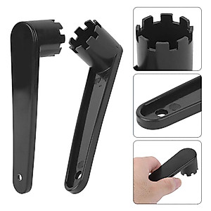 Keenso Air Valve Wrench,Valve Wrench for Inflatable Boat,Raft,Dinghy,Kayak,Canoe, Wrench Spanner,8 Spoke Valves(Black)