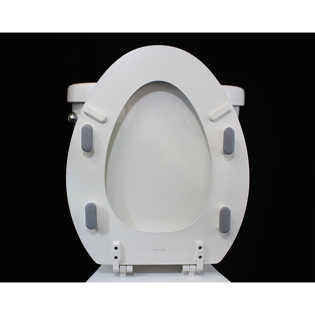 LUXE Bidet NEO 120 White, Toilet Seat Bumpers and Shut-Off Valve T-Adapter Bundle