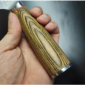 Nakiri Knife 3Layers Series Kitchen Knives Japanese Forged Vegetable Knife Sharp Meat Cleaver Ergonomic Pakkawood Handle Asian Chef Knife for Home and Kitchen 2024 Gifts