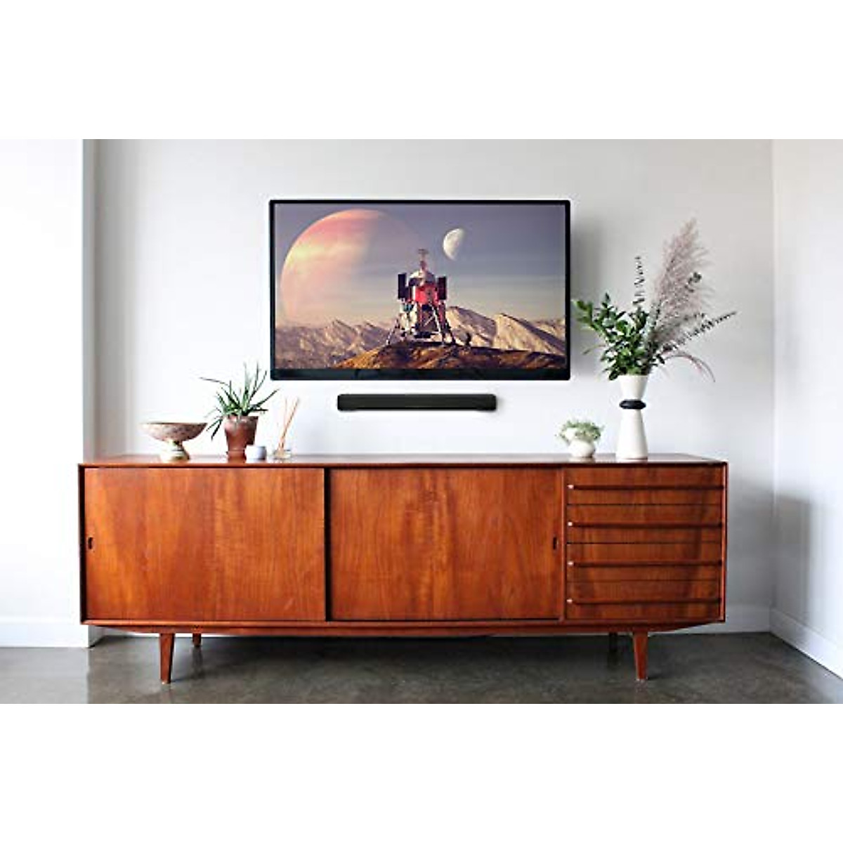 Yamaha Audio SR-C20A Compact Sound Bar with Built-in Subwoofer and Bluetooth, Black