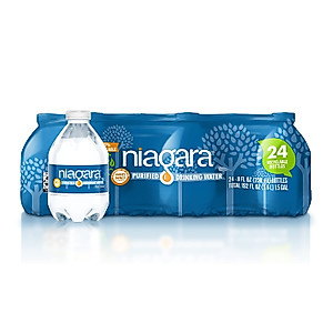 True Clear TC54595 True Clear Purified Bottled Water, 8 fl oz. Bottles, 24/Carton (TC54595)