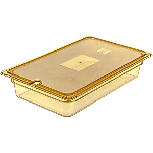 Carlisle FoodService Products 10401B13 StorPlus High Heat Food Pan, 4" Deep, Full Size, Amber