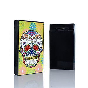 2-Pack King Size Pre-roll Cones Storage Container | Innovative Skull-shape Pre-roll Cones Case