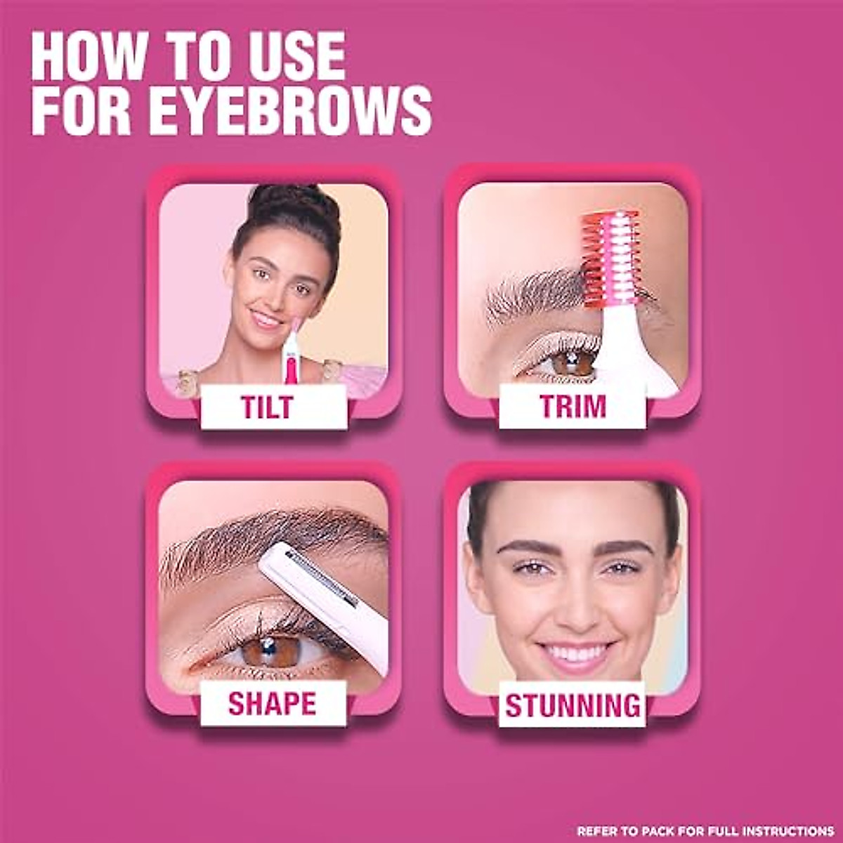 Hair Removal Electric Trimmer – Veet Expert Sensitive Precision Beauty Styler for Underarms, Eyebrows and Bikini Hair Removal with 8 Accessories and Beauty Bag, 1 Count