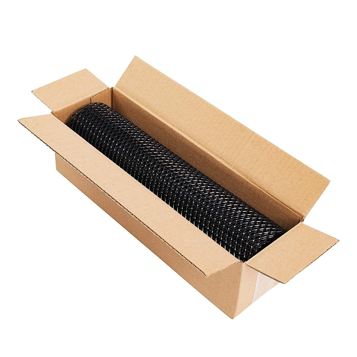 AggAuto Universal 40"x13" Car Grill Mesh - Aluminum Alloy Automotive Grille Insert Bumper 6x12mm Rhombic Hole, One of the Most Multifunctional Shape Grids 100x33cm Black