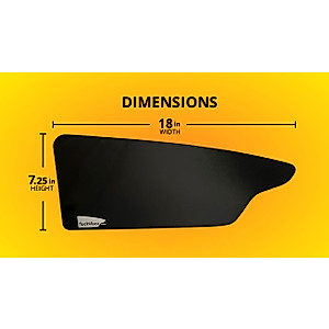 TuckVisor Limo Tint Sun Visor Sunshade Extender for Car Window Windshield Sun Shade Anti-Glare Car Sun Visor Protects from Sun Glare, Snow Blindness, UV Rays, Universal for Cars, SUVs, Trucks 1 Pack