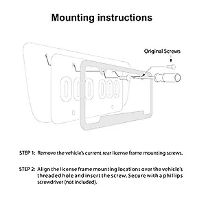 Treat People with Kindness Plastic License Plate Frame