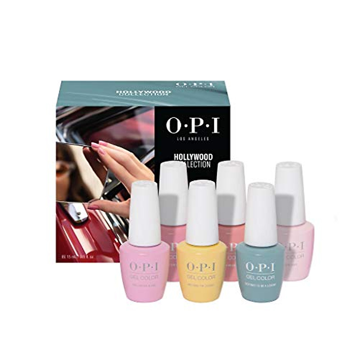 OPI GelColor, Gift Set #1, Gel Nail Polish, Hollywood Collection, 0.5 fl oz