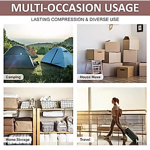 Electric Air Pump for Vacuum Storage Bag, Compact and Light Weight, Copper Wire, White Color, Air Pump for Compression Clothing Blanket Luggage (Vacuum Bags Not Included)