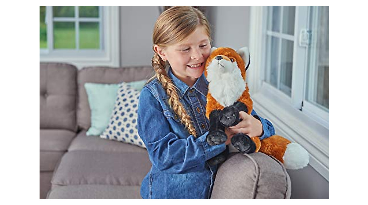 Wild Republic Red Fox Plush Toy - 12-inch Cuddle Animal for Kids