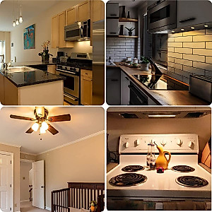 E14 LED Bulb 7W 120V European Light Bulbs Equivalent 75W Incandescent Bulb, Dimmable E14 Base for Cooker Hood Bulbs Turkish lamp Bulb, E14 Socket Light Bulb Warm White 3000K (2 Pack)