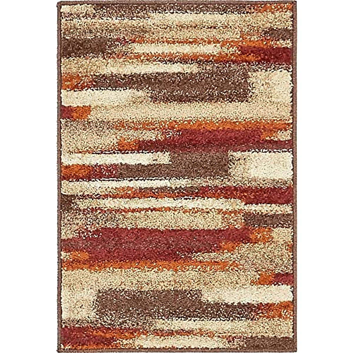 Unique Loom Autumn Collection Area Rug - Wheat (2' x 3' 1" Rectangle, Multi/ Beige)
