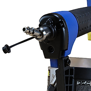 Estwing ECN45 Pneumatic 15 Degree 1-3/4" Coil Roofing Nailer with 1/4" NPT Industrial Swivel Fitting and Bag