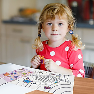 Rite Lite Hanukkah Sticker Book - Jewish Holiday Stickers - Over 200! Party Favors Gifts Decorations for Scrapbooks, Planners, and Rewards Chanukah Arts and Crafts for Endless Hours of Fun!