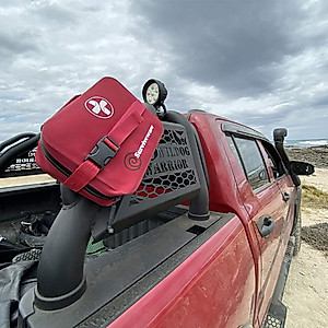 Surviveware Waterproof Premium First Aid Kit for Travel Camping Gear, Survival Kits, Home Essentials and Outdoor Emergencies - Large 200 Piece