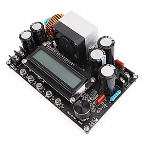 DROK DC Boost Converter, CNC 10V-65V to 12V-120V DC to DC 12V 24V 36V 48V 12A 800W Adjustable Power Supply Voltage Regulator Module, Solar Panel MPPT Charging, with Cooling Fan