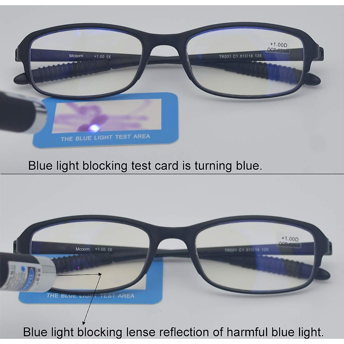 Computer Blue Light Blocking Reading Glasses(Flexible and Lightweight) UV Protection Readers Anti Eyestrain for Women Men