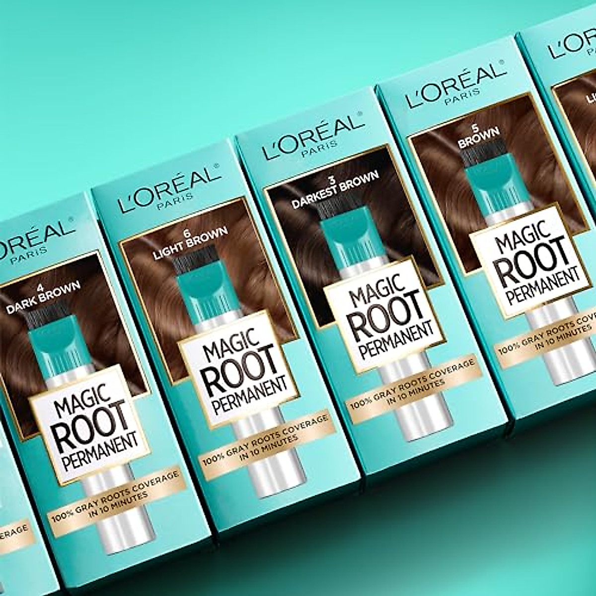 L’Oréal Paris Magic Root Permanent Hair Color, 10 Minute Hair Dye Kit to Rescue Roots with 100% Gray Hair Coverage, 7 Dark Blonde, 2 Pack (Packaging May Vary)